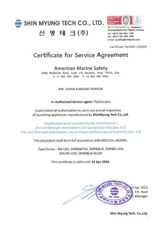 SHIN MYUNG – Onursan Usa