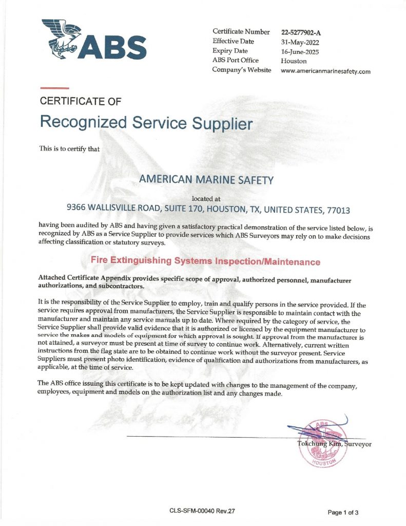 ABS – FIRE – Onursan Usa